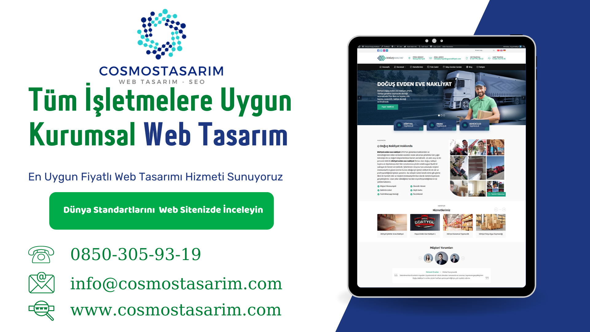 Serik Web Tasarım - Cosmos Web Tasarım - SEO